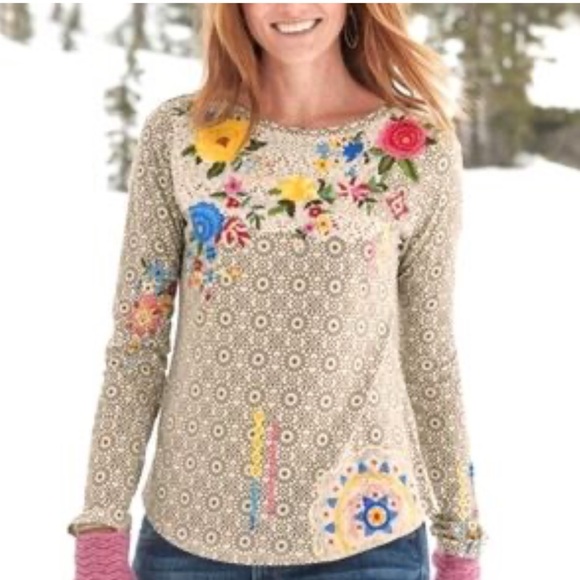 Sundance | Tops | Sundance Sunny Disposition Long Sleeve Top | Poshmark